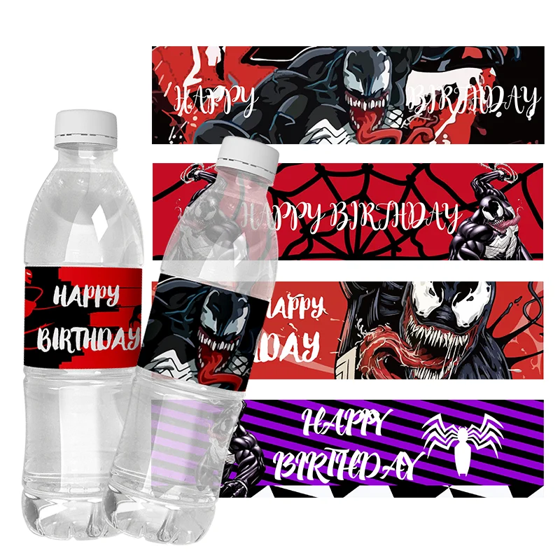 6Pcs-Venom-Water-Bottle-Labels-Baby-Shower-Venom-Theme-Water-Bottle ...