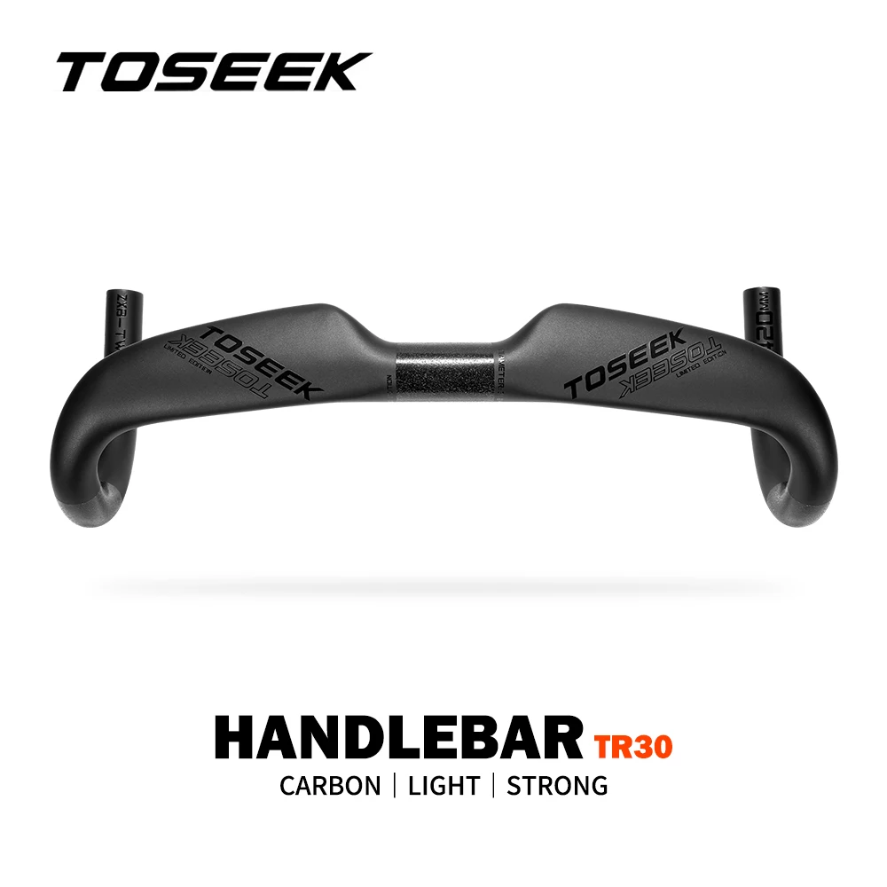 TOSEEK-TR30-Carbon-Fiber-Ultra-Light-Bicycle-Road-Handlebars-380-400 ...