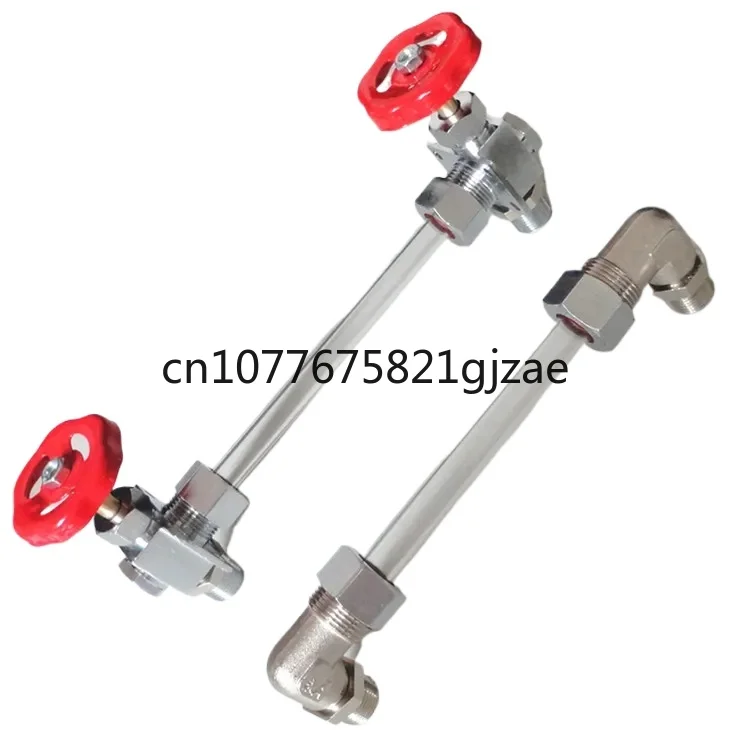 Cork-water-level-gauge-3-branch-glass-tube-elbow-steam-generator-boiler ...