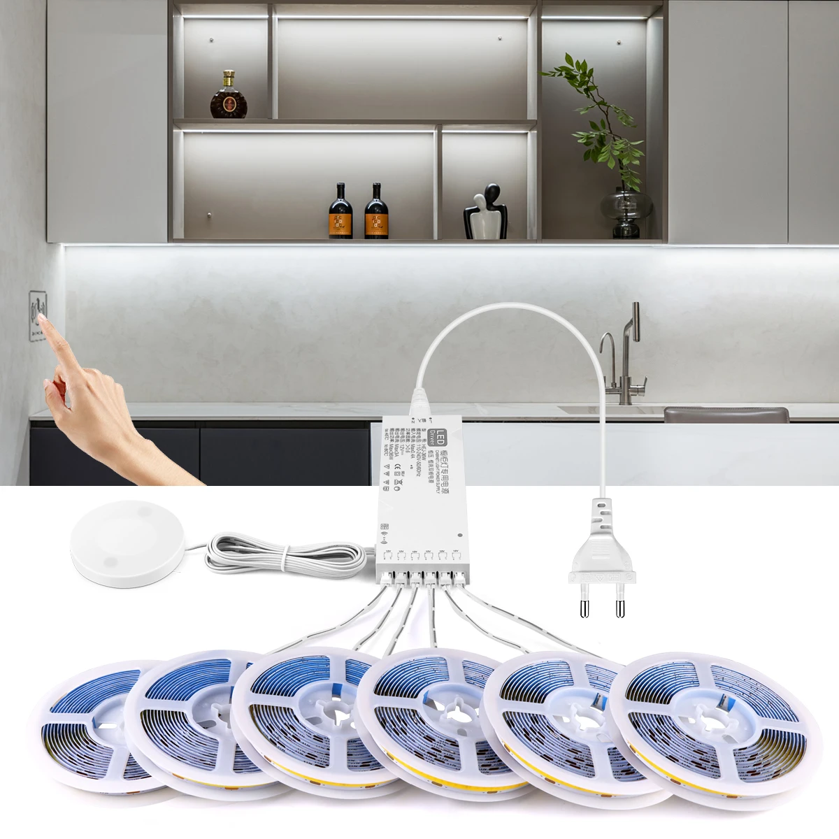 Kitchen Cabinet Storage COB LED Lights For Room cuisine cozinha Bedroom ...