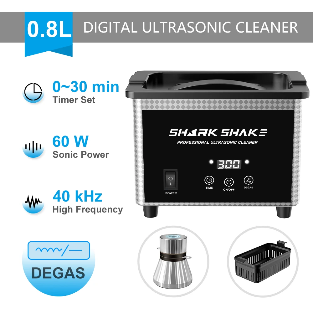 800 ml Ultrasonic Sonicator Cleaner – Science Commodities (Science ...