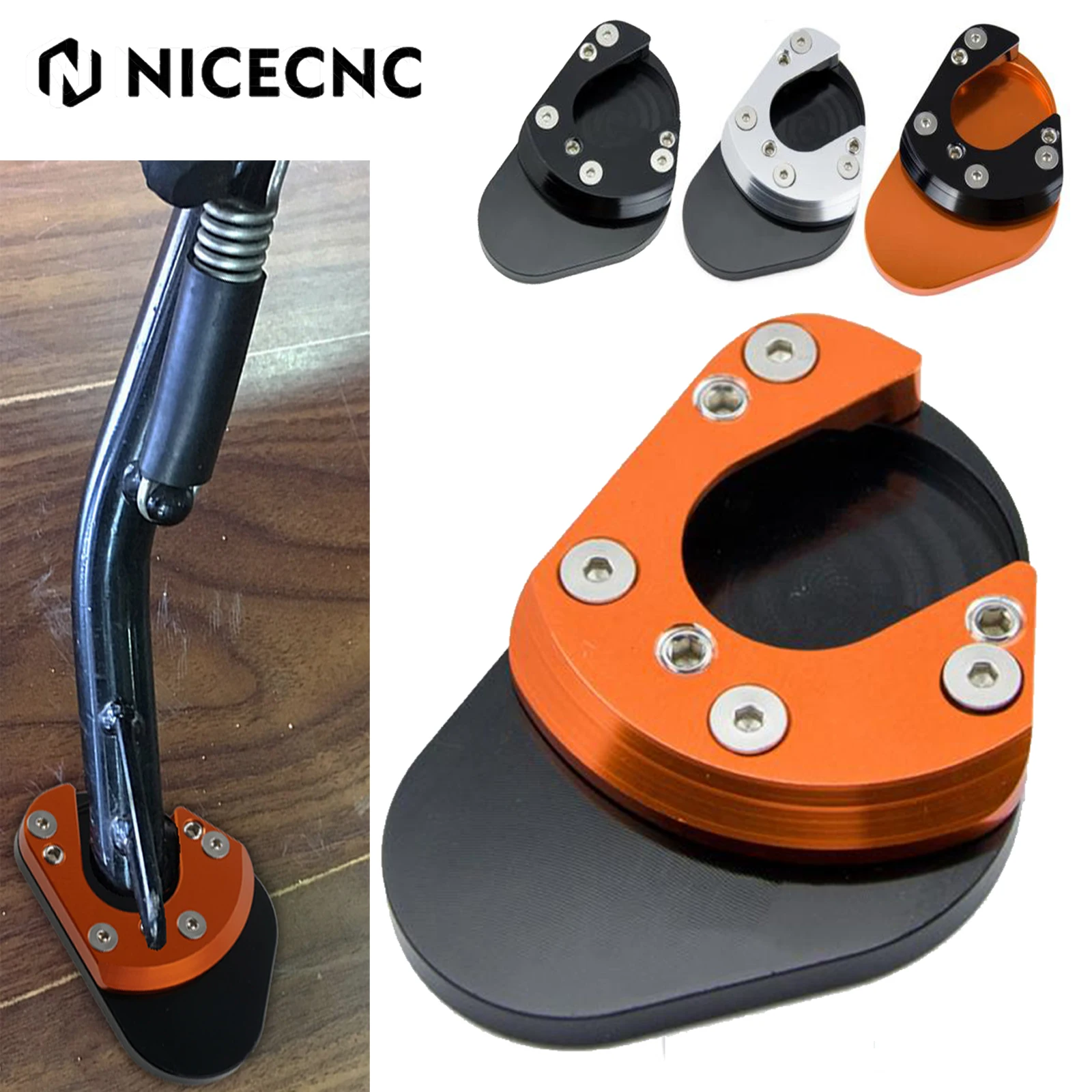 Motorcycle-Side-Stand-KicksPlate-For-KTM-Duke-125-200-390-2012-2021-RC ...