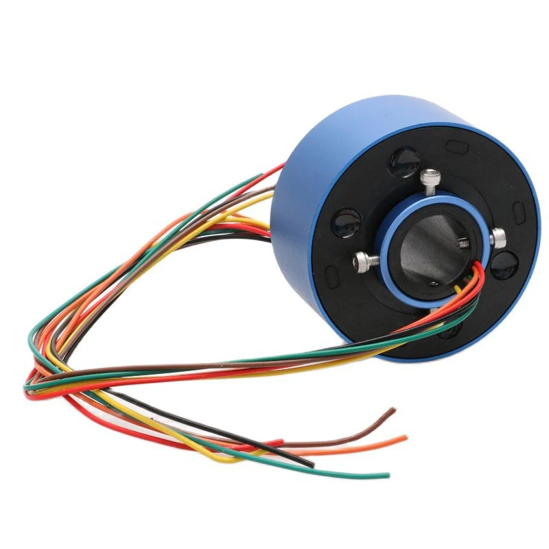 1pcs Hollow Shaft Slip Ring Hole Diameter 25.4mm 6 Channels 10a Slip ...