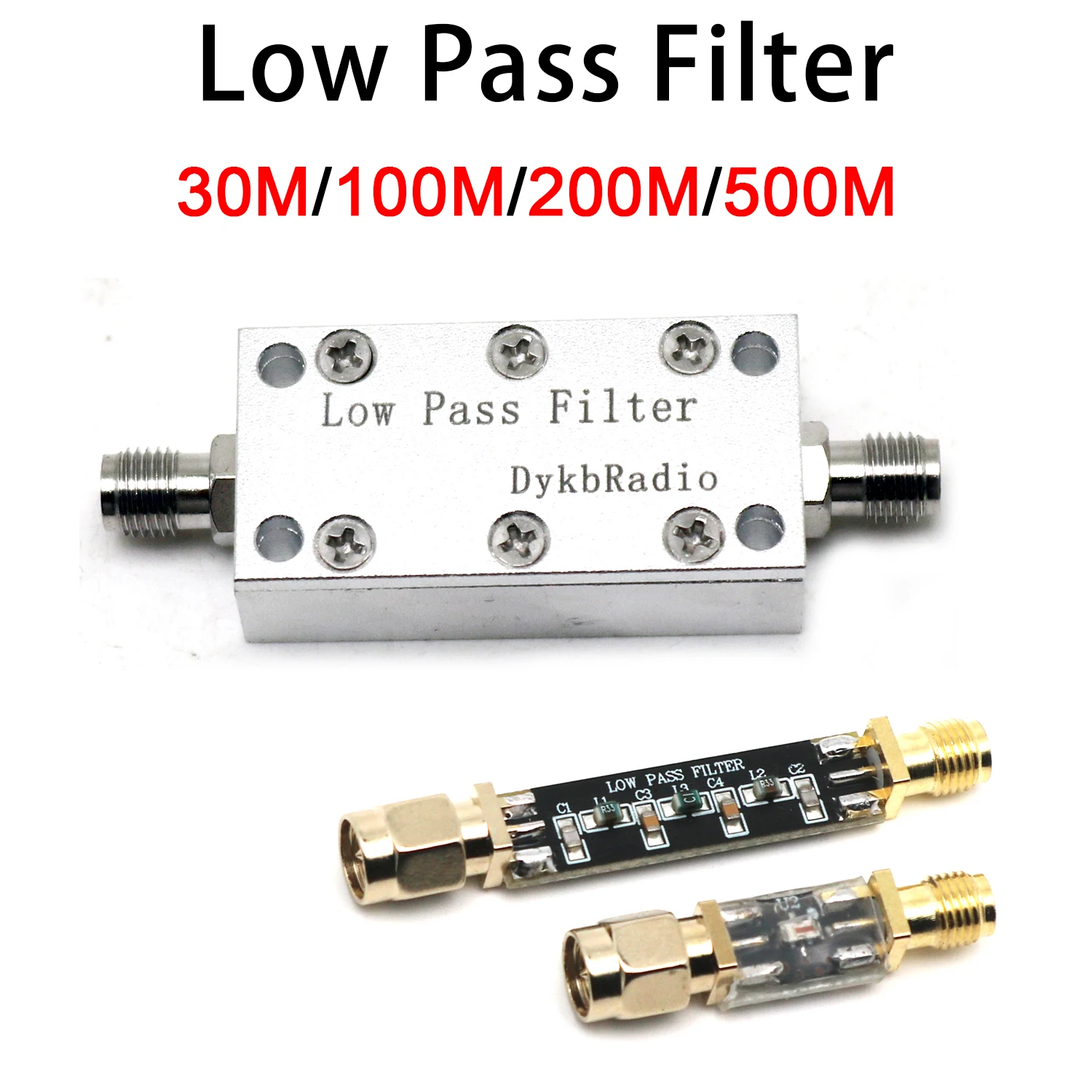 Low Pass Filters 30MHz/100MHz/200MHz/500MHz LPF Harmonic Suppression LC ...