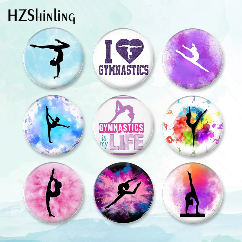 2023-New-Love-Gymnastics-Badge-Brooch-Rhythmic-Gymnastics-Button-Pin ...