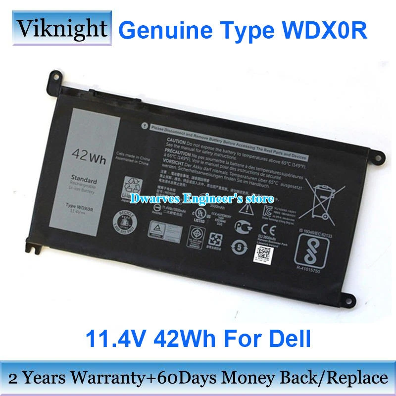 Wdx0r 42wh Battery Dell Inspiron 15 | Wdx0r Dell Laptop Battery - New ...