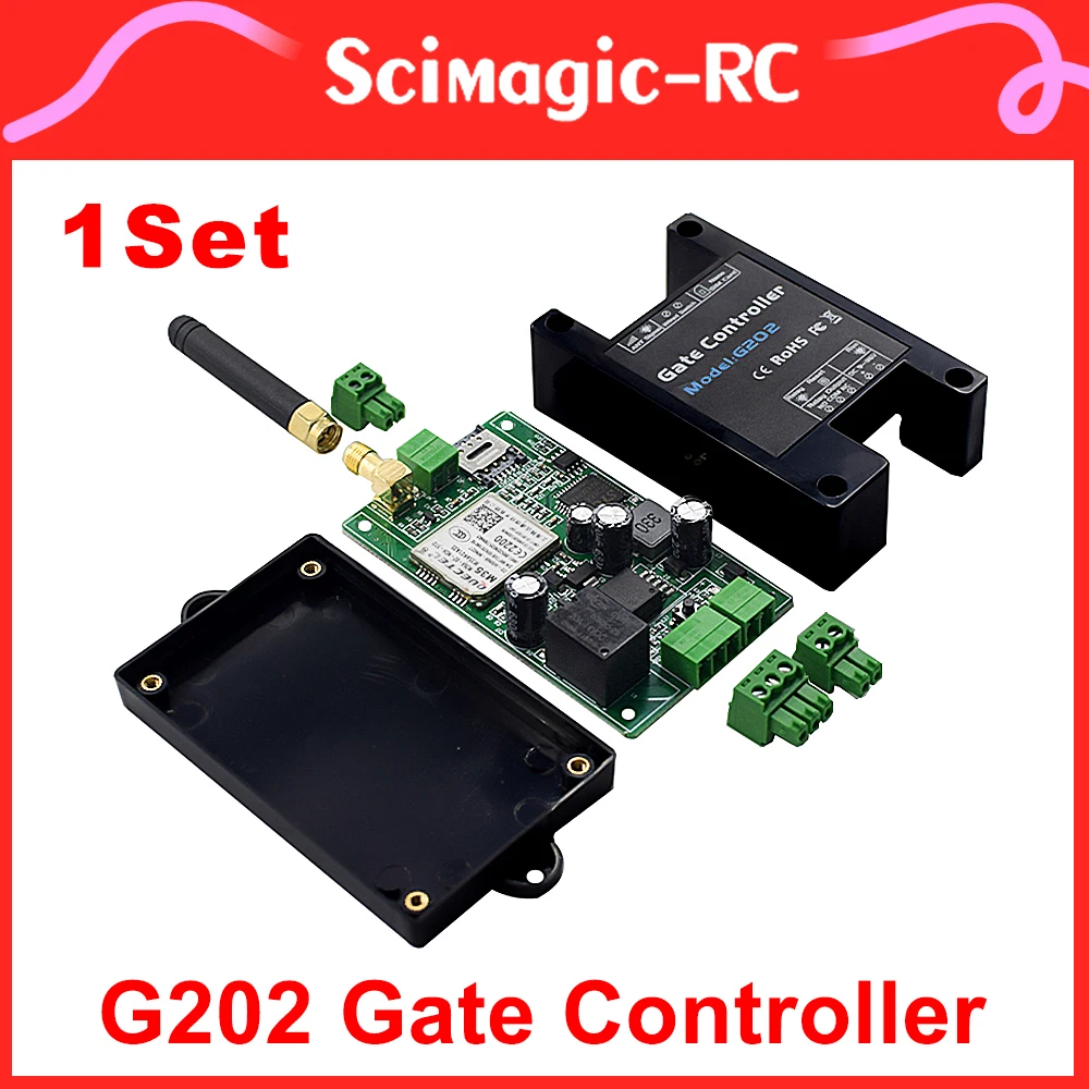 G202-GSM-Relay-Gate-Opener-Switch-Control-de-acceso-Control-remoto-GSM ...