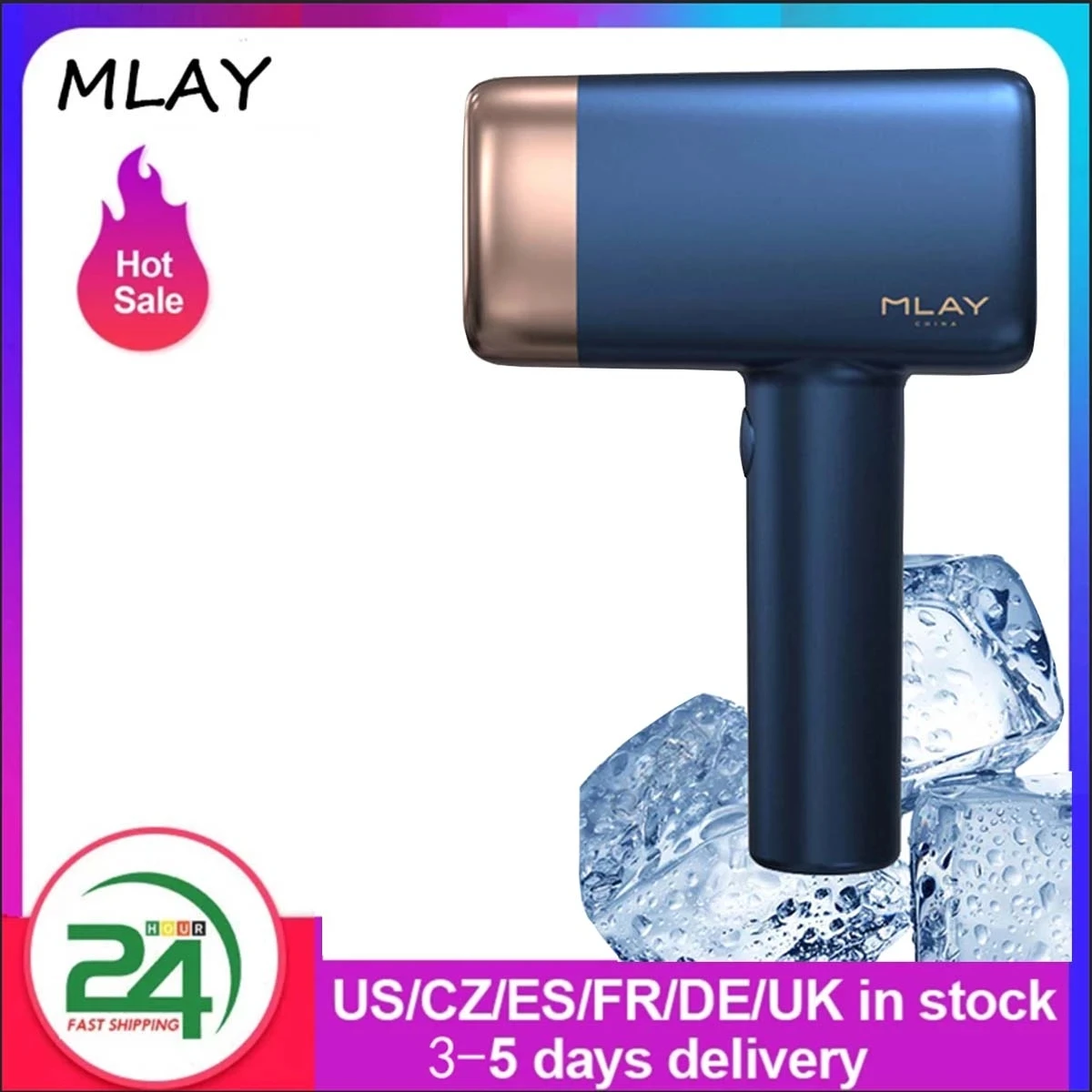Mlay T14 Laser Hair Removal Device Ice Cooling Ipl Laser Epilator Home ...