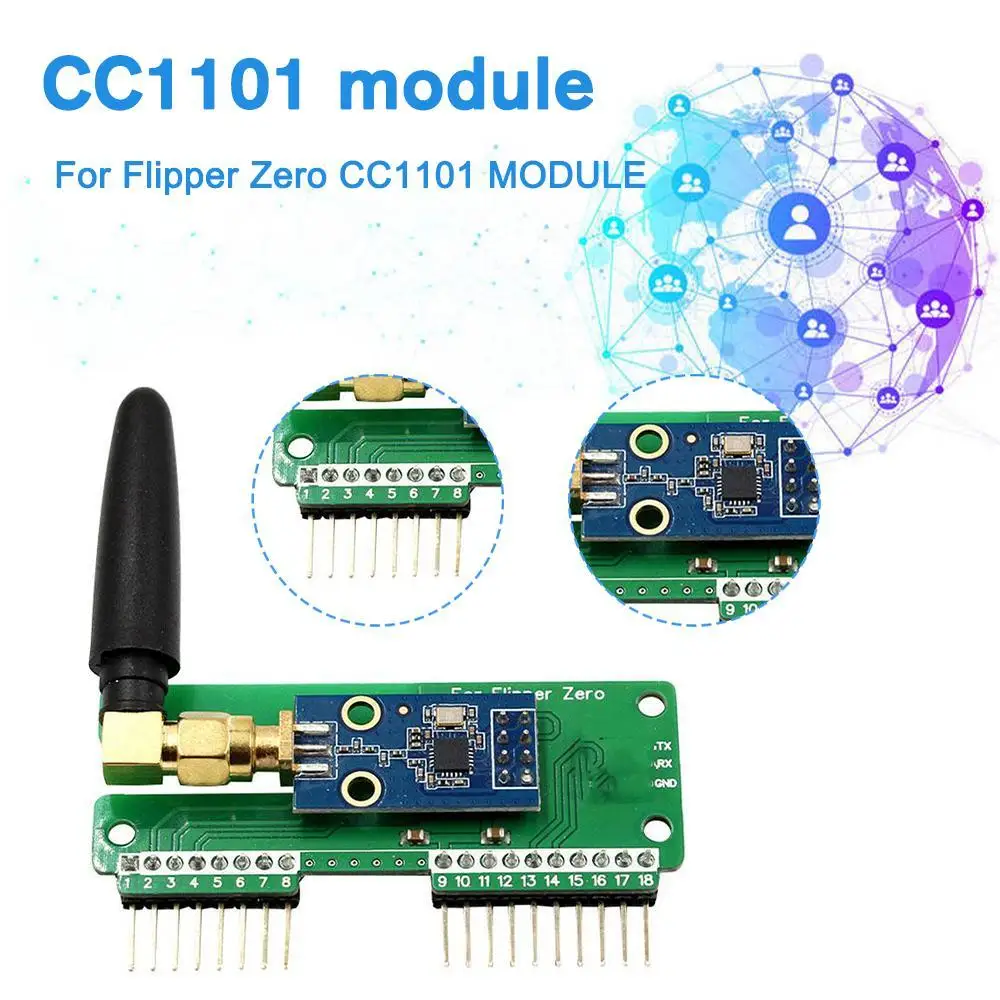 1pc-For-Flipper-Zero-CC1101-MODULE-PCB-Version-Has-Been-Upgraded-From ...