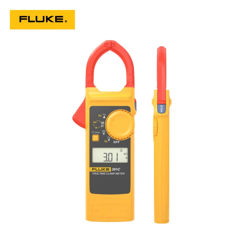 FLUKE-301A-Plus-301B-301C-301D-Mini-Digital-AC-Current-Clamp-Meter ...