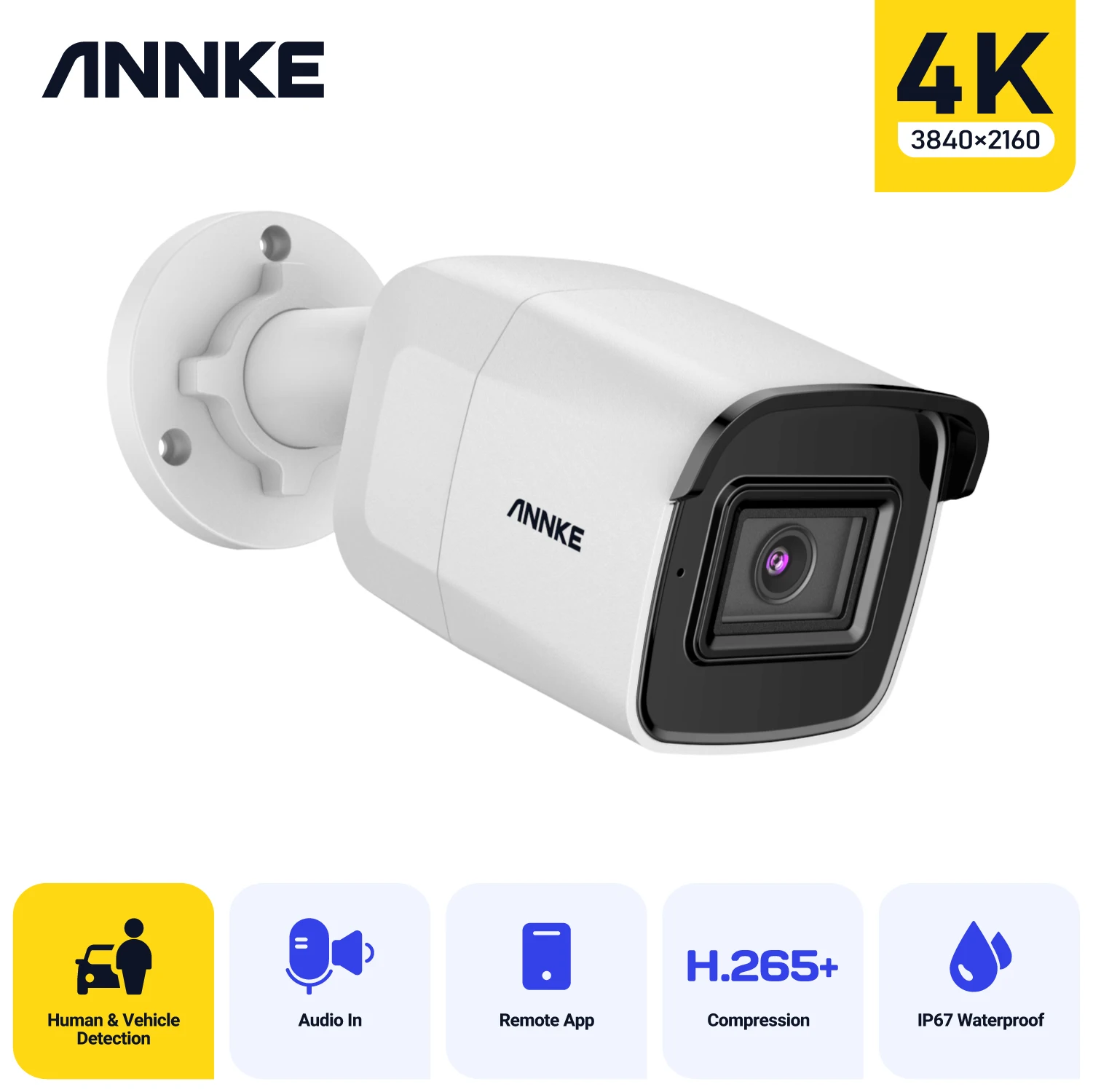 ANNKE-8MP-IR-Network-Bullet-Camera-Outdoor-Indoor-Weatherproof-Video ...