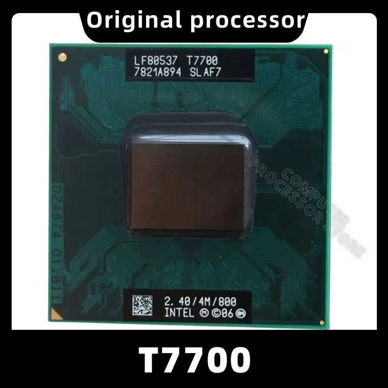 Intel Core 2 Duo T7700 Processor 35W Laptop CPU SLA43 SLAF7 Socket P ...