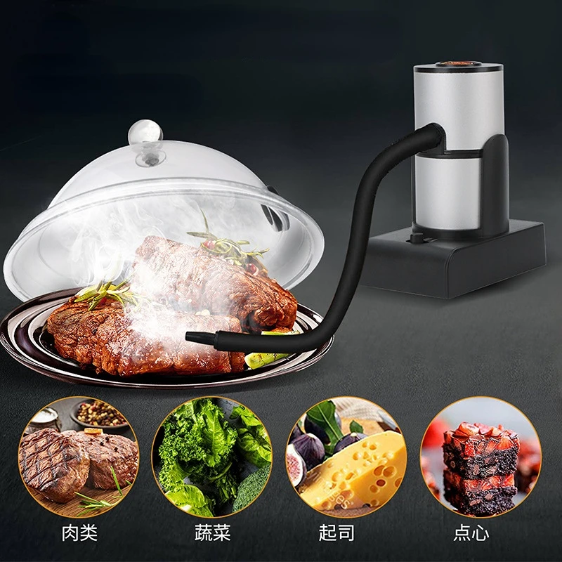 New Kitchen Tools Molecular Cooking Smoke Gun Bar Steak Sawdust Hand ...