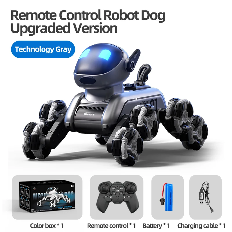 New-Eight-Wheeled-Stunt-Mechanical-Dog-Gesture-Sensor-Can-Walk-And-Sing ...
