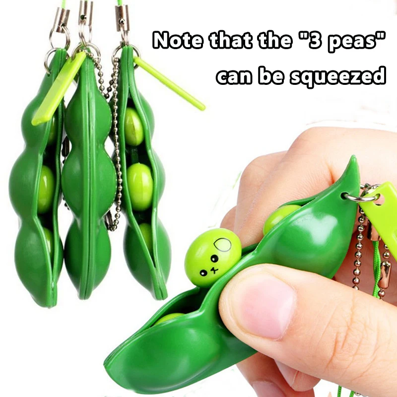 1pcs-Fidget-Toys-Pack-Portachiavi-Decompression-Edamame-Toys-Squishy ...