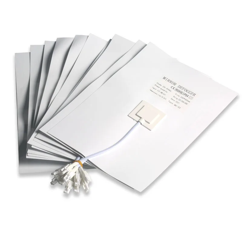 AC 220V defogger pad heater anti fog film defogger pad for led mirror ...