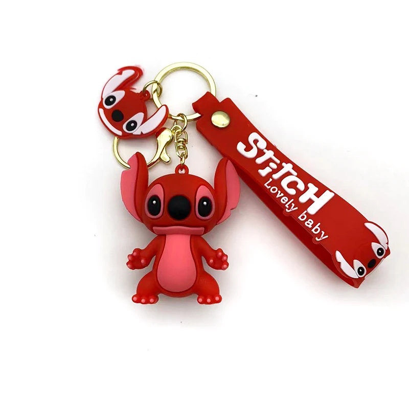 New-Red-Stitch-Keychains-Lilo-Stitches-Disney-Hawaii-Ilaveros-Car-Key ...
