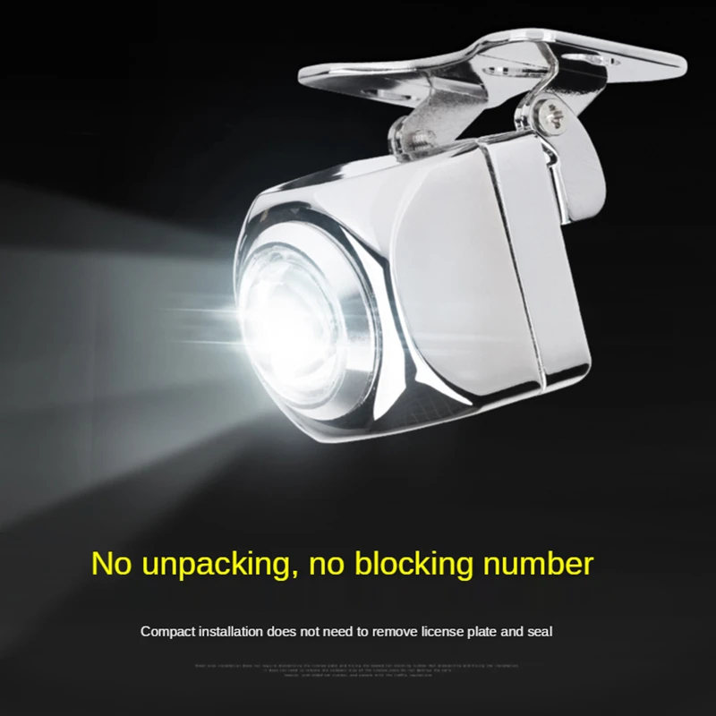 1x Car External LED Reversing lamp 6500K Mini Auxiliary Reverse Light ...