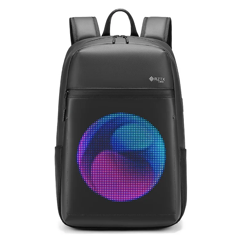 Mochila-inteligente-con-pantalla-LED-para-hombre-y-mujer-morral-para ...