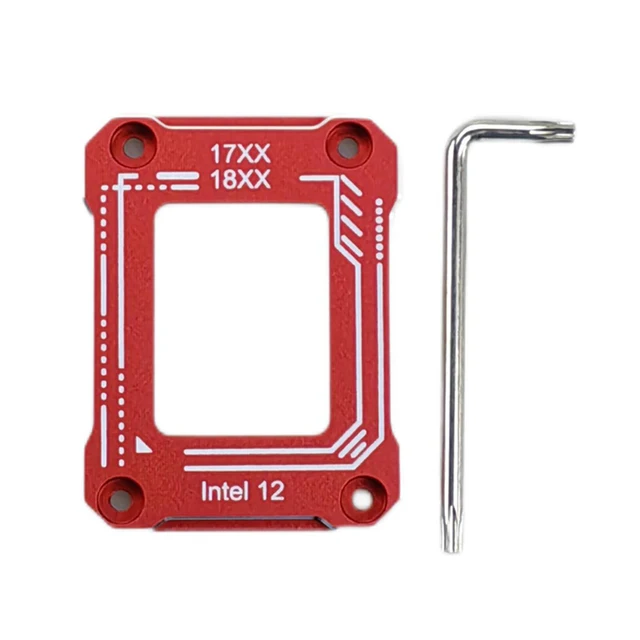 COOLLEO LGA1700 BCF Intel 12/13 Generation CPU Bending Correction Fixing Buckle LGA1700 Buckle ...