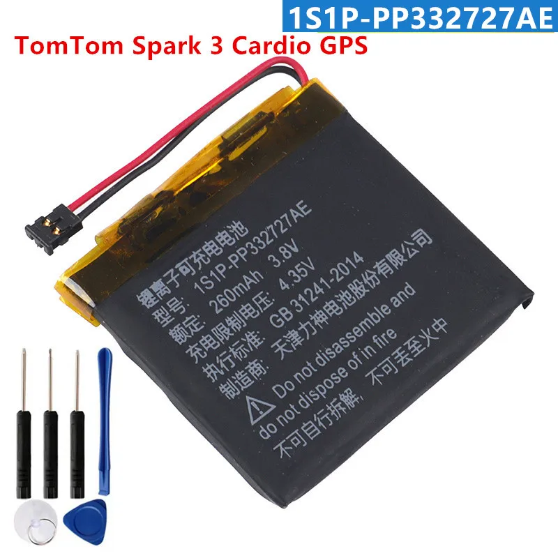 TomTom spark Batería de cardio + música 1S1P PP332727AE para TomTom ...