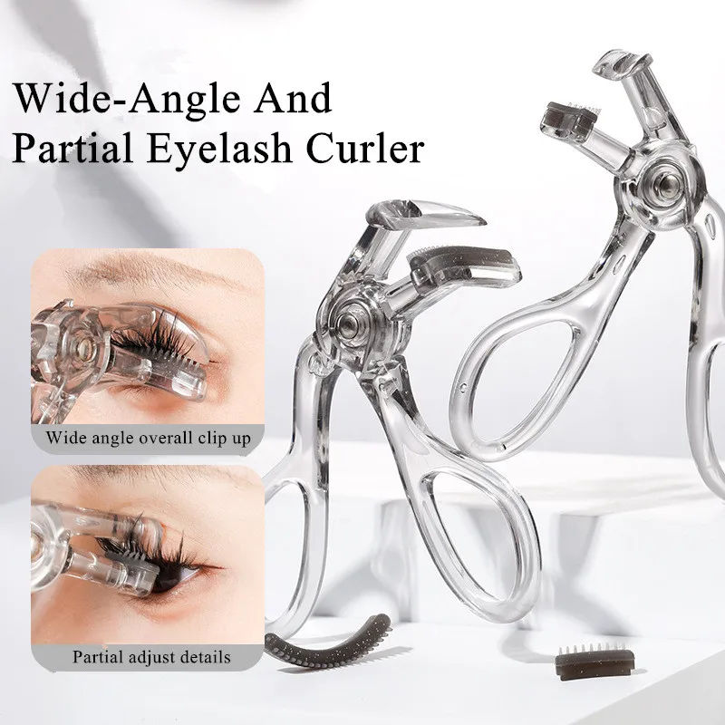 Wide-Angle-Partial-Eyelash-Curler-Portable-One-Clip-Curling-Comb-Tooth ...