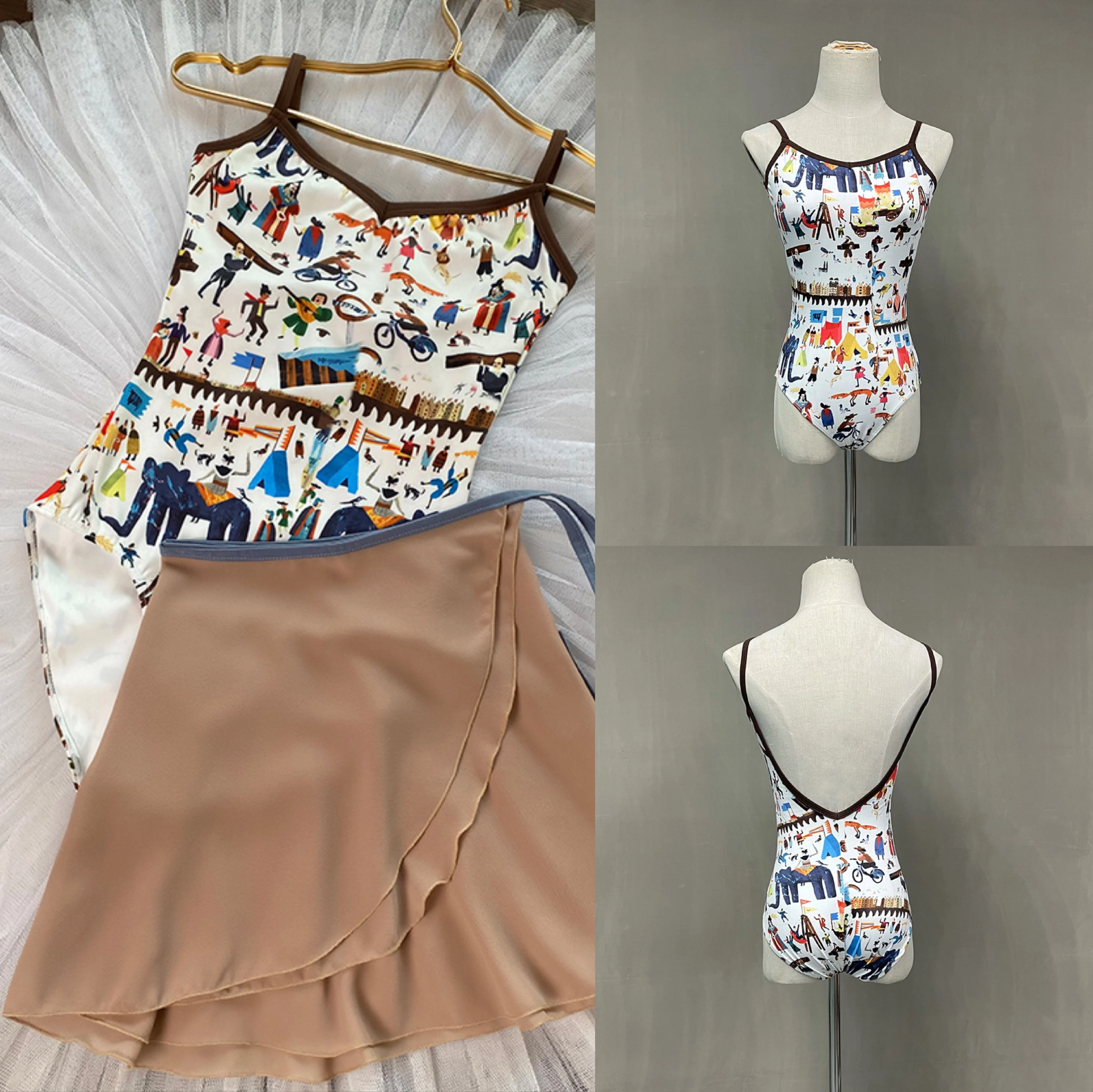 Chaleco de leotardo de Ballet profesional para adultos, Ropa de baile ...