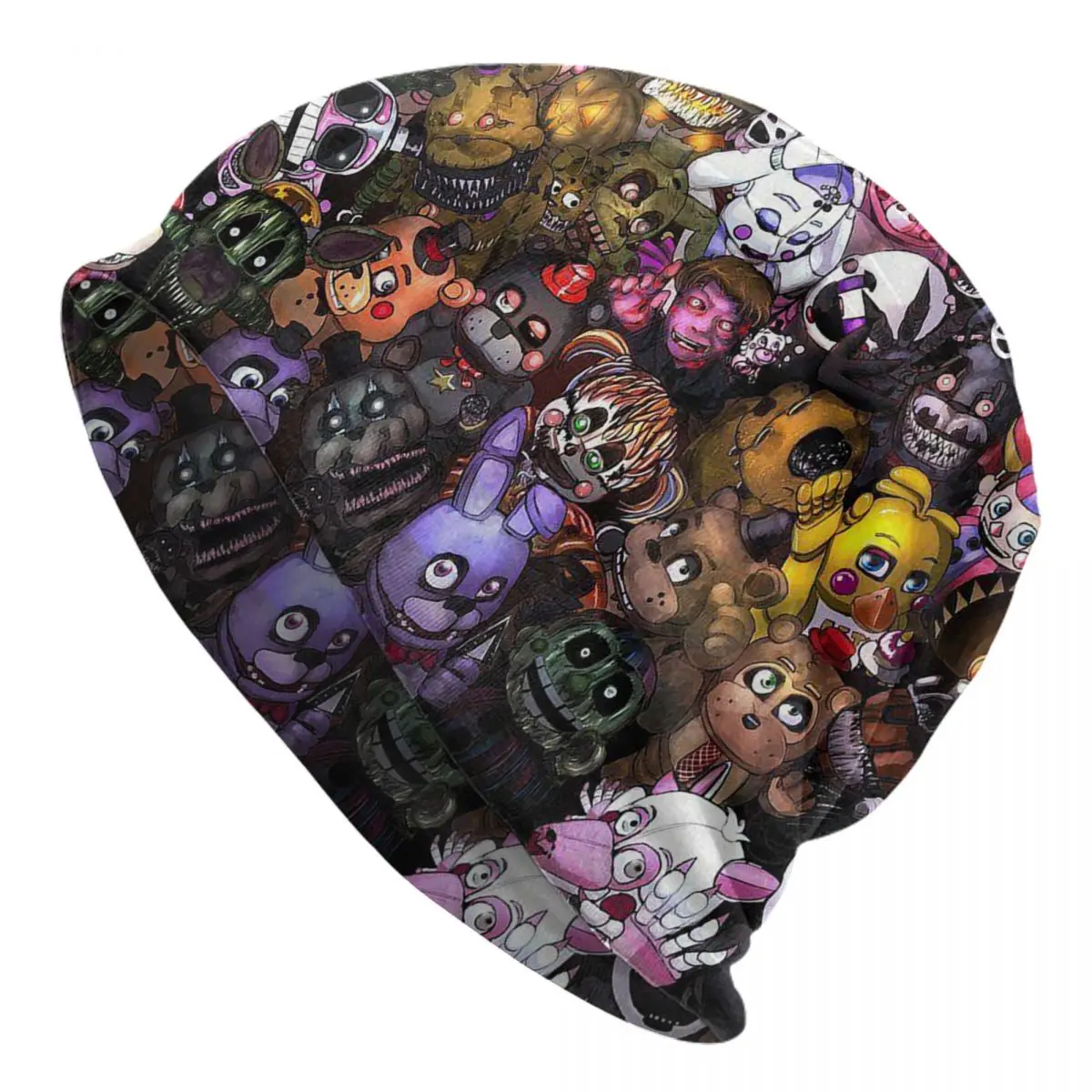 FNAF Security Breach Bonnet Hats Autumn Street Skullies Beanies Hat for ...