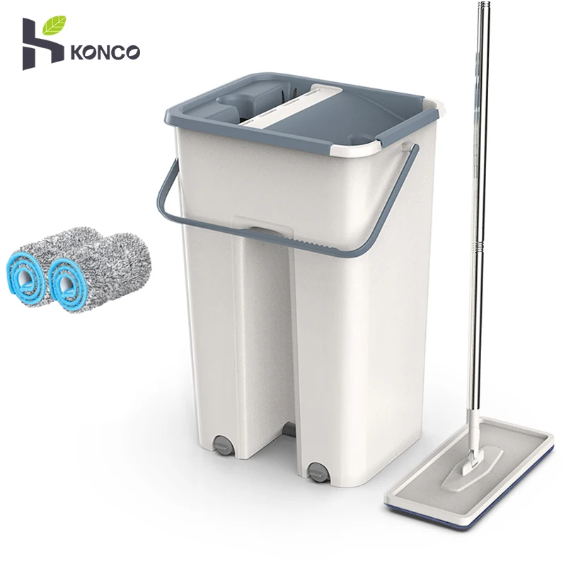 Espremedor-autom-tico-Mop-com-balde-Set-360-girando-piso-plano-Mops ...