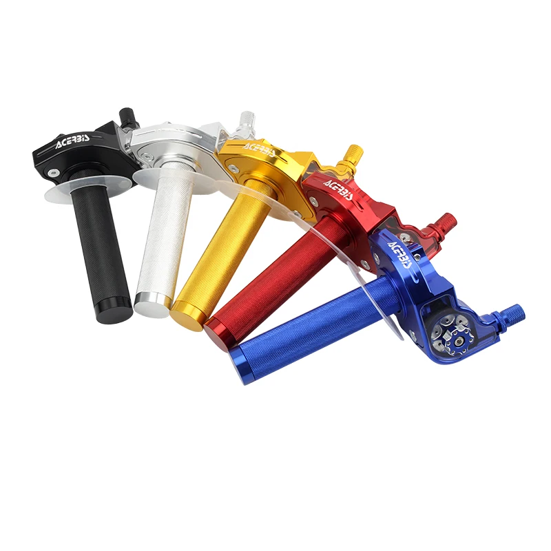 22mm Throttle Grips Settle Twist Gas Throttle Handle CNC Aluminum ...