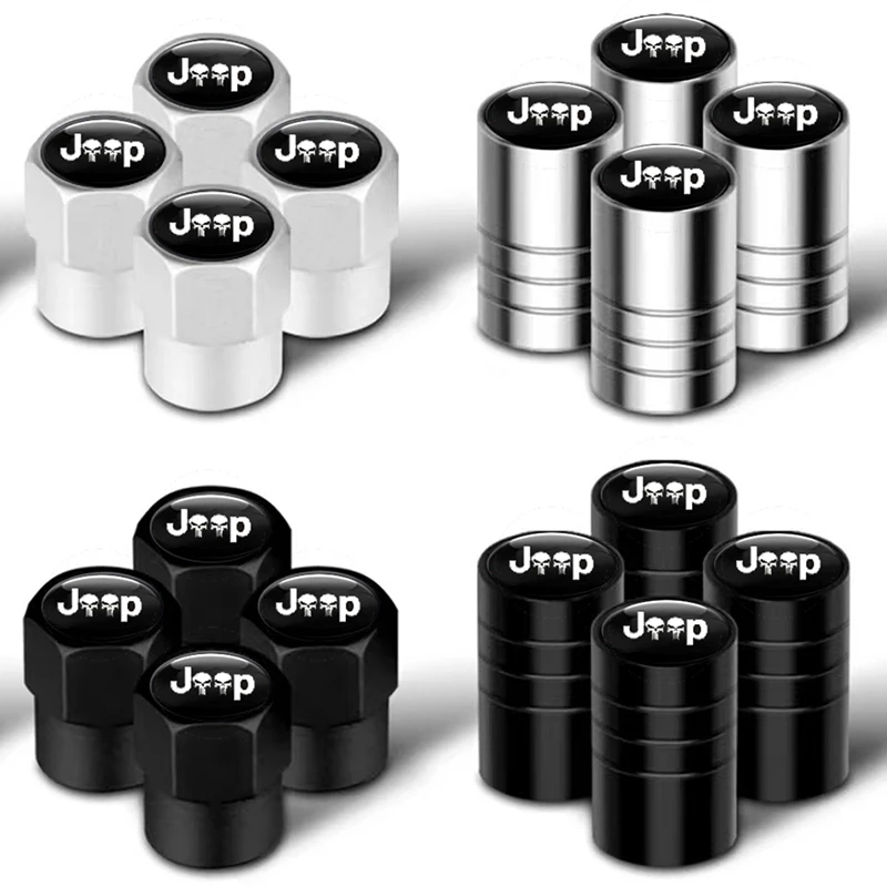 4Pcs-Set-New-Metal-Logo-Car-Wheel-Tire-Valve-Caps-Covers-Auto-Parts ...