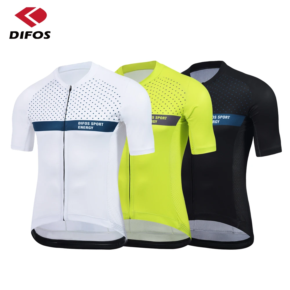 DIFOS-Breathable-Cycling-Jersey-for-Men-MTB-Maillot-Bike-Shirt-Short-Sleeves-Road-Bicycle ...