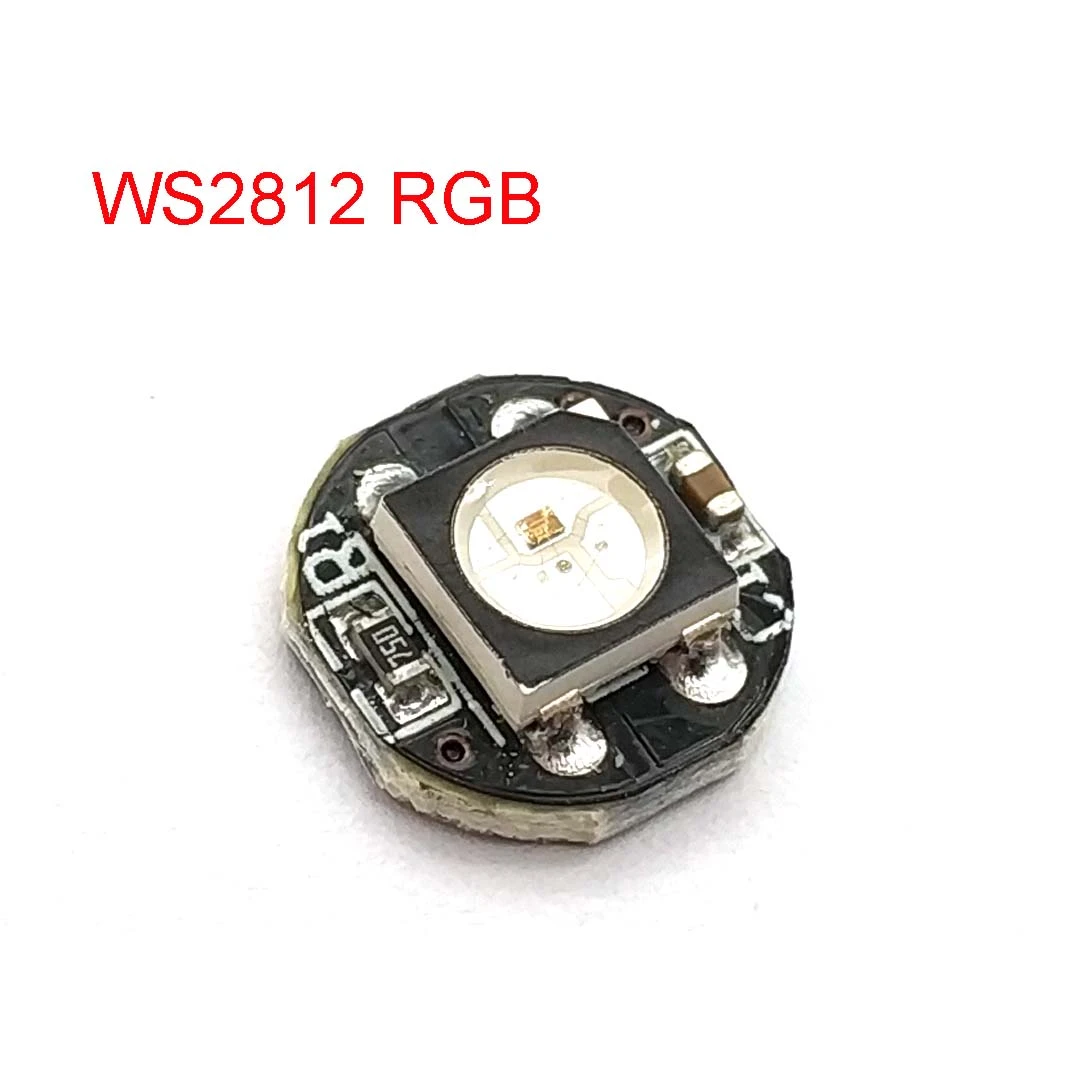 Chip de led ws2812b ws2812, 5050, smd, rgb, dc5v, com placa pcb preta ...