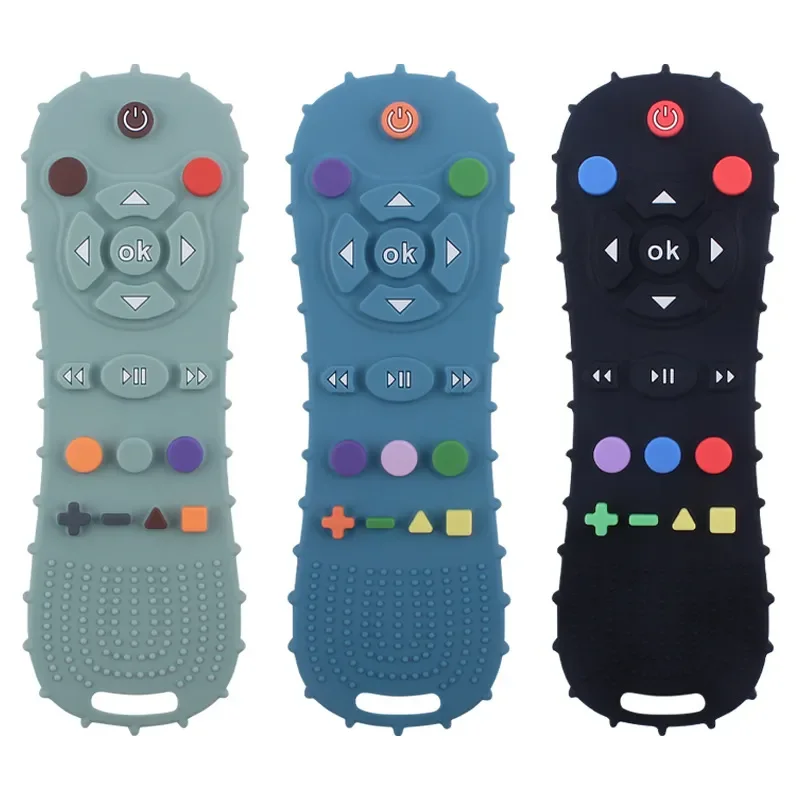 1Pcs-Baby-Teether-TV-Remote-Control-Shape-Silicone-Teether-Game-for ...