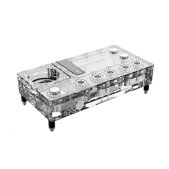 Alphacool Core Distro Plate 240 Left / Right ,aRGB Reservoir ,G1/4 ...