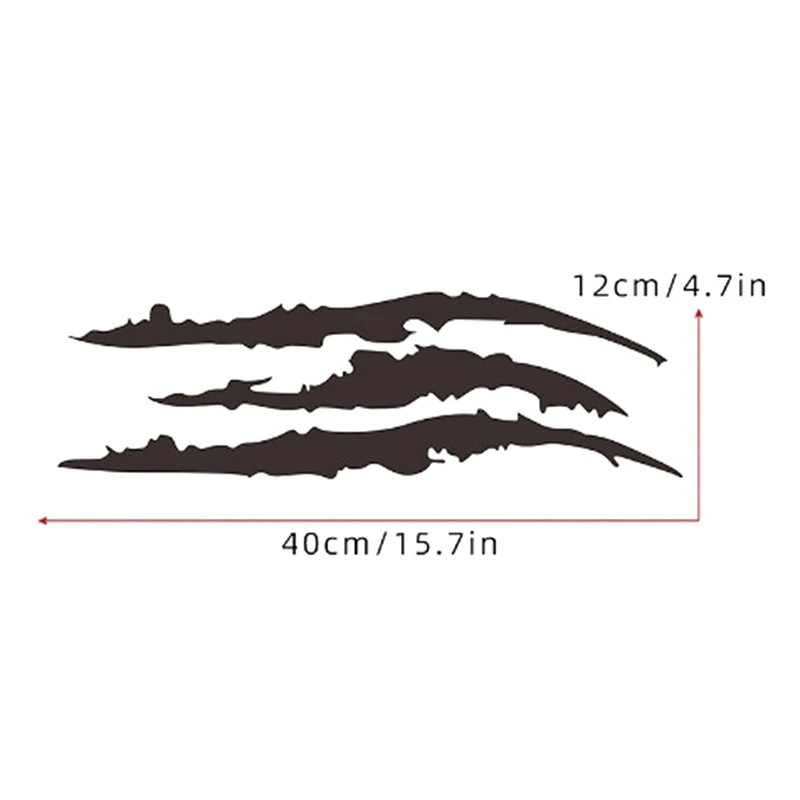 Car Styling Headlights Personalized Car Stickers Monster Claw Scratch ...