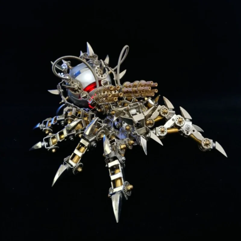 3D DIY Metal Mechanical Spider Model Kit Handmade Assembly Crafts with ...