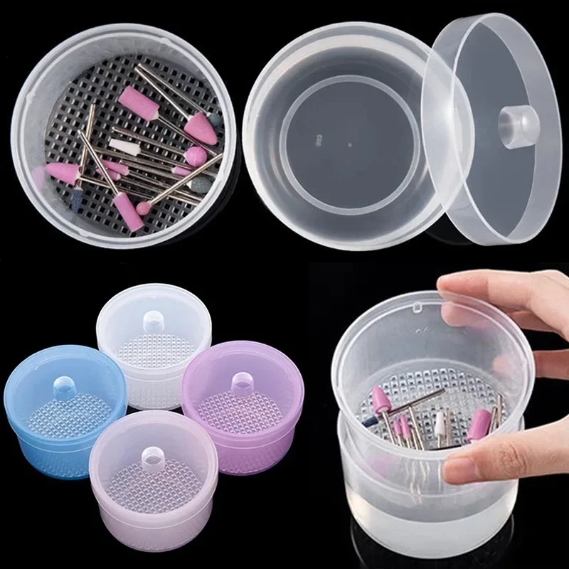 Nail-Art-Drill-Bits-Grinding-Head-Sterilizer-Disinfection-Box-Nail-Tool ...