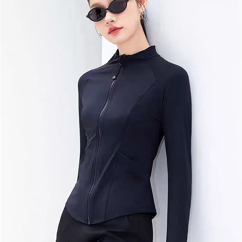 Women's Sports Jacket Quick-Dry Breathable Long Sleeve Nylon Jackets ...