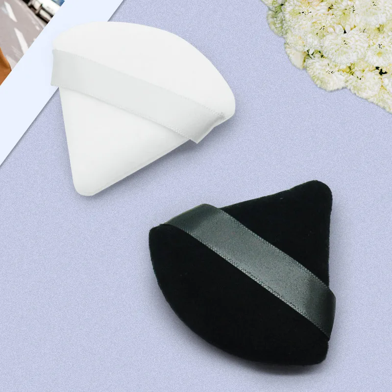 Triangle-Velvet-Powder-Puff-Flours-Mini-Face-Makeup-Sponge-Cosmetics ...