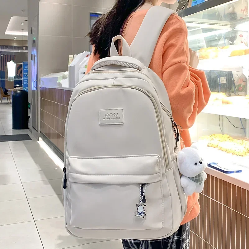 2024-New-Female-Fashion-Lady-High-Capacity-Waterproof-College-Backpack ...