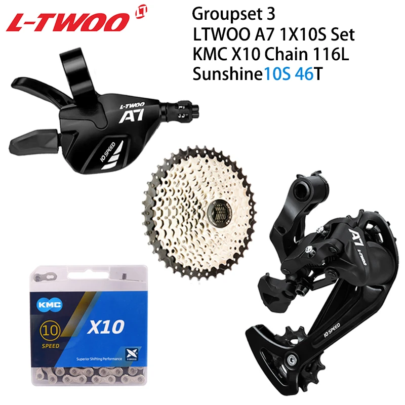 Ltwoo A7 1x10 Velocidade Mtb Groupset Shift Lever Desviador Traseiro ...