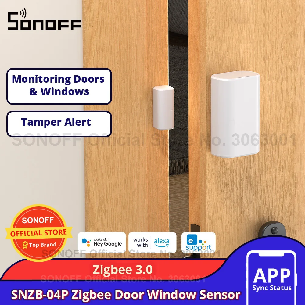 SONOFF-SNZB-04P-Zigbee-Door-Window-Sensor-Tamper-Alert-eWeLink-App ...