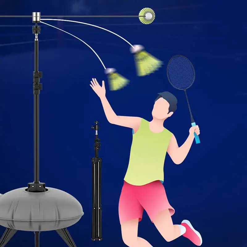 Badminton-Training-Device-Singles-Rebound-Exerciser-Auxiliary-Training ...