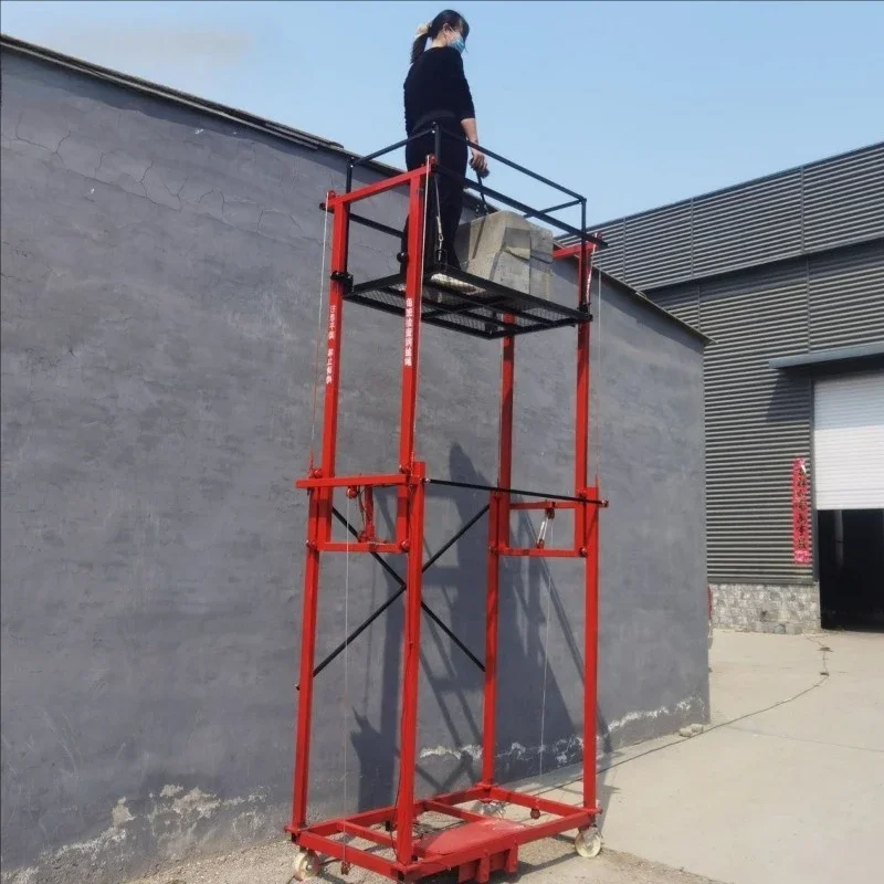 6M Mobile Electric Lifting Scaffold Hydraulic Automatic Scaffolding ...