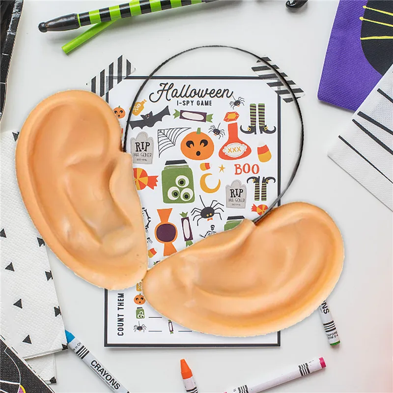 Halloween Comedy Ears Funny Costumes 6 Pack Jumbo Ears Giant Costume ...