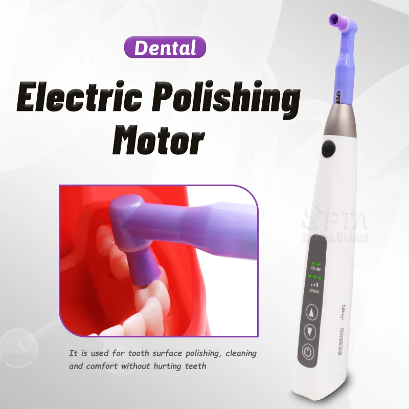 Electric-Wireless-Hygiene-Prophy-Low-Speed-Handpiece-Head-Replaceable ...