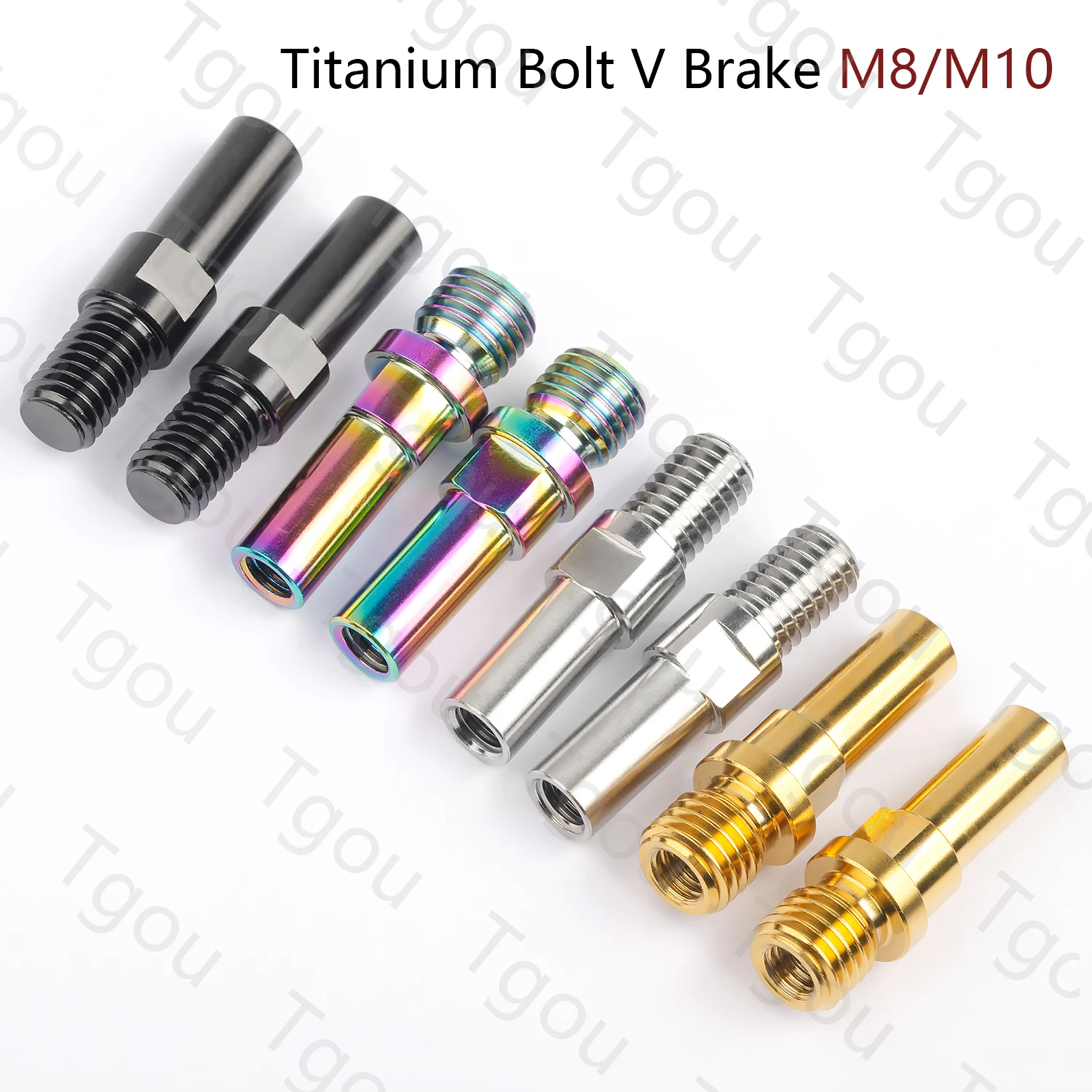 Tgou-V-Brake-Base-Post-M8-M10-Pitch-1-25mm-Titanium-MTB-BMX-Ti-Stud ...