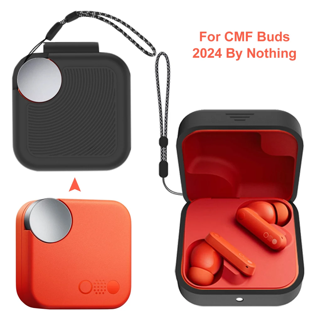 Earphone Case Flexible Earphone Cover for CMF Buds 2024 Wireless BT ...