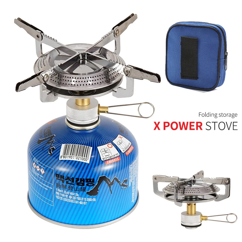 Portable Camping Stoves Folding Outdoor Keep Warm Survive Gas Stove ...